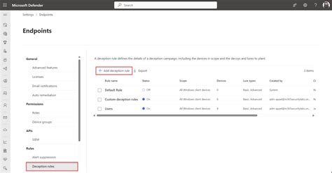 How To Use Deception In Microsoft Defender For Endpoint Defender Xdr