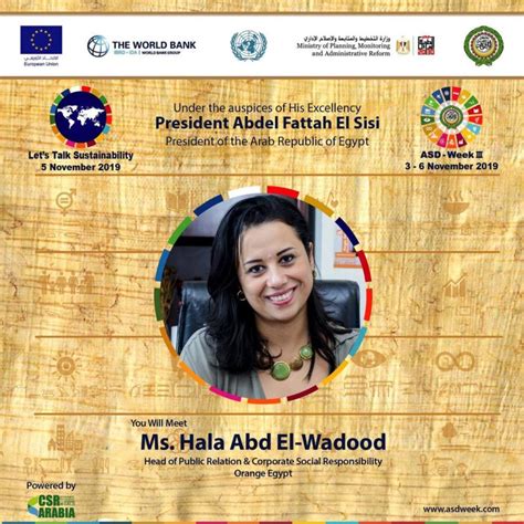 Hala Abdel Wadood On Linkedin Asd Csr Orange Sustainabilty Egypt