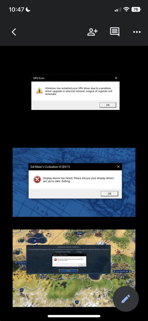 gpu driver failed r pcmasterrace