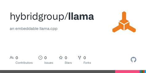 GitHub Hybridgroup Llama An Embeddable Llama Cpp