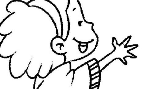 小孩伸手的动作简笔画 天马图吧