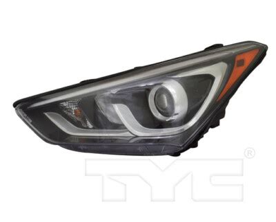 Tyc Left Side Halogen Headlight For Hyundai Santa Fe Sport W Led Bar