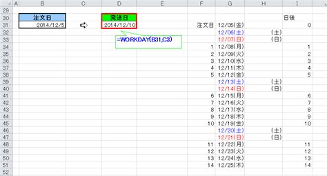 Workday－土日祝日を除いたn営業日後の日付を求める 仕事に役立つエクセル実践問題集