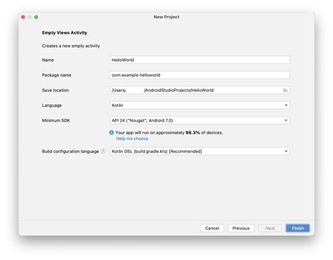 Android Hello World Kotlin Andrews Tutorials