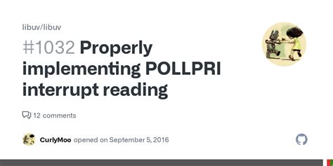 properly implementing pollpri interrupt reading · issue 1032 · libuv