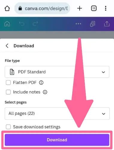 How To Save Canva Files As PDF On Phone Laptop Etc