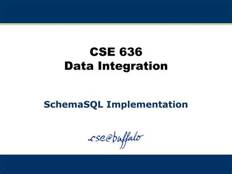ppt cse 636 data integration powerpoint presentation free download