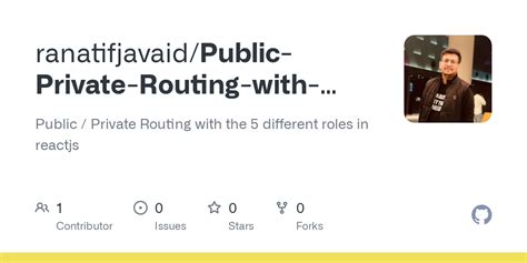 Github Ranatifjavaidpublic Private Routing With Roles Public