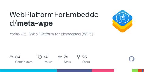 Github Webplatformforembeddedmeta Wpe Yoctooe Web Platform For