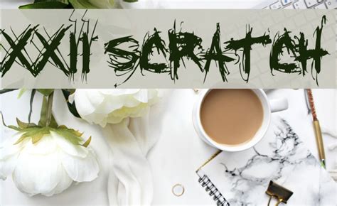 Xxii Scratch Font