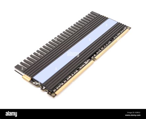 RAM Computer Memory Chip Modules Isolated On White Stock Photo Alamy