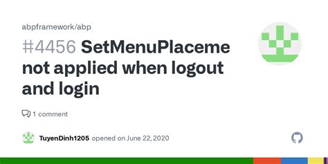 Setmenuplacement Not Applied When Logout And Login · Issue 4456