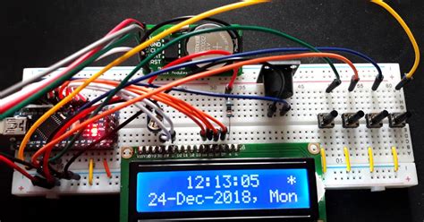 Alarm Clock With DS RTC One Transistor