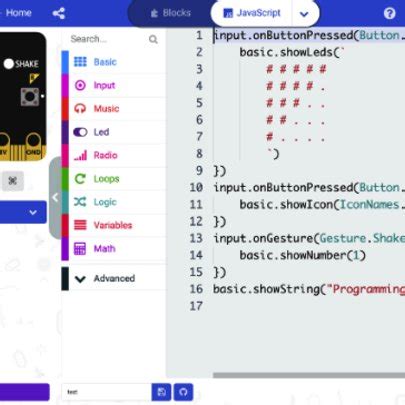 The MakeCode Editor JavaScript Download Scientific Diagram