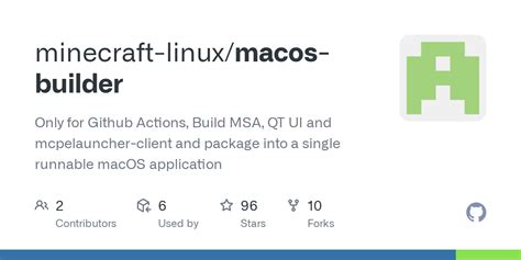 GitHub Minecraft Linux Macos Builder Only For Github Actions Build MSA QT UI And