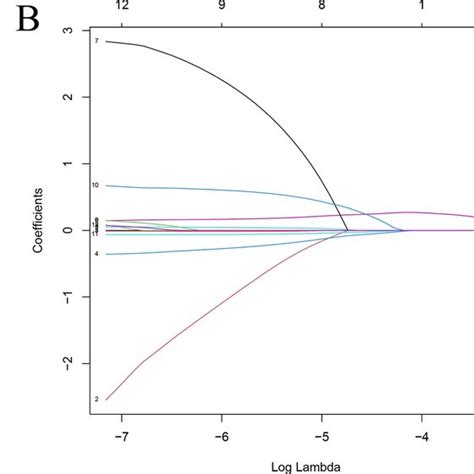 Univariate Cox Regression Analysis And Lasso Analysis A Forest Plot