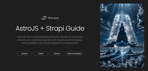 building a static website with astrojs and strapi