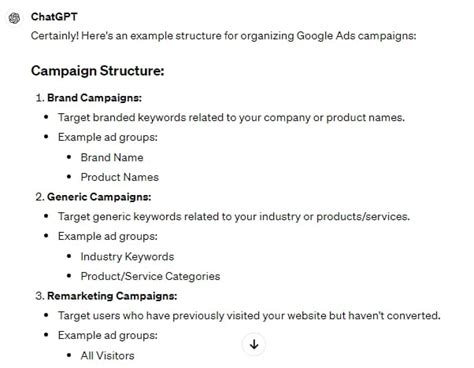 ChatGPT For Google Ads Top Use Cases