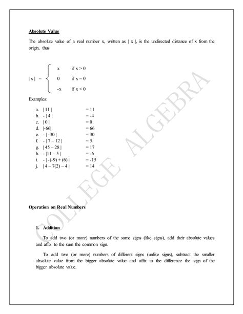 Module Of Integer Exponents Pdf