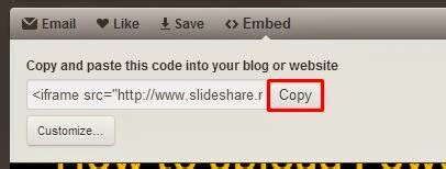 Embed PowerPoint Presentation In Blogger With SlideShare News Business Finance Travel