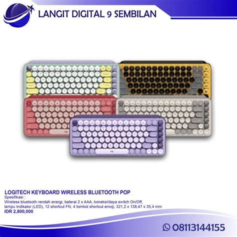 LOGITECH KEYBOARD WIRELESS BLUETOOTH POP