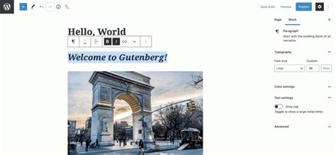 How To Use The New Wordpress Block Editor — Gutenix