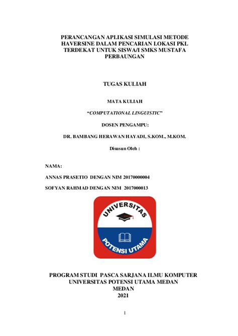 Pdf Algoritma Haversine