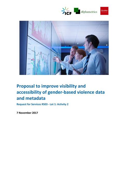 Pdf Proposal To Improve Visibility And Accessibility Of Gender Based