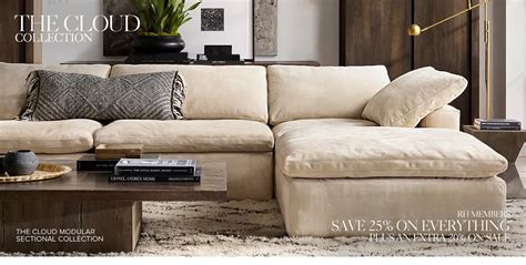 Rh Cloud Sofa Alternative Baci Living Room