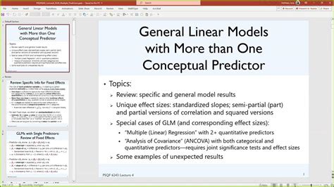 psqf6243 lecture4 part1 youtube
