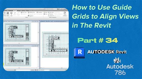 How to Use Guide Grids to Align Views in Revit | Part # 34 | # ...