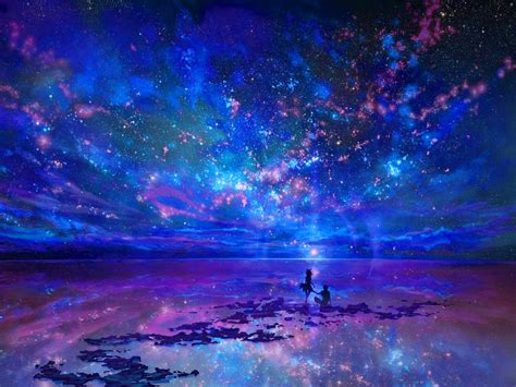 Dreamy Anime Landscape Wallpaper Fullnored