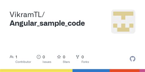 Github Vikramtlangularsamplecode