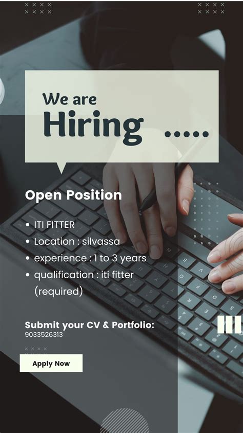 Rensi Savaliya On Linkedin Hello Connections We Are Hiring Iti Fitter For Silvassa