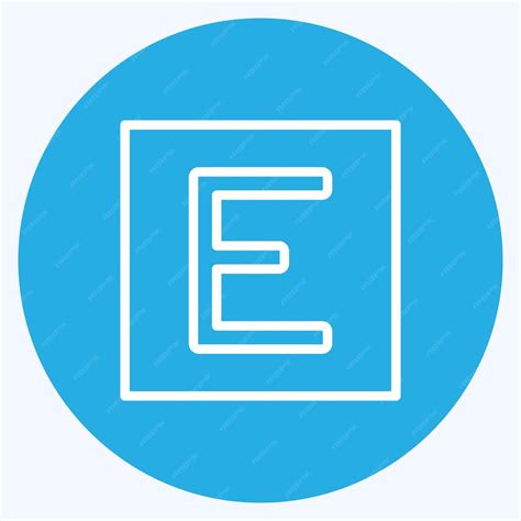 Premium Vector Icon Edge Suitable For Mobile Apps Symbol Blue Eyes Style Design Editable