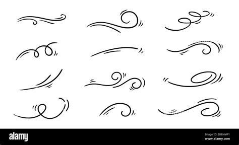 Wind Swirls Sketch