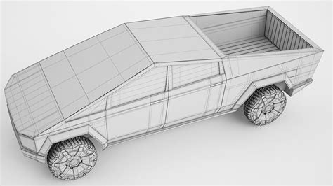 테슬라 사이버 트럭 03 3d 모델 79 Max Fbx Obj Free3d