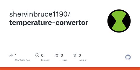Github Shervinbruce1190temperature Convertor