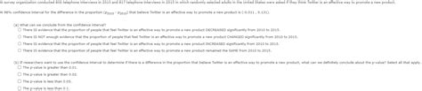 Solved The P Value Is Greater Than The P Value Is Chegg