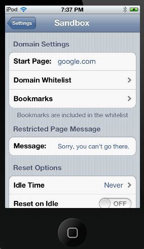 Sandbox A Whitelisted Web Browser For IOS