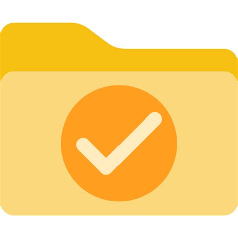 Ícone de Arquivo verificado Generic color fill