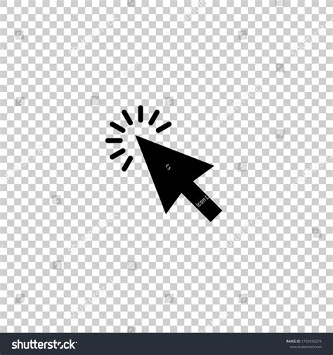 Cursor Iconmouse Cursor Vectorpointer Symbolclicking Cursor Stock Vector Royalty Free