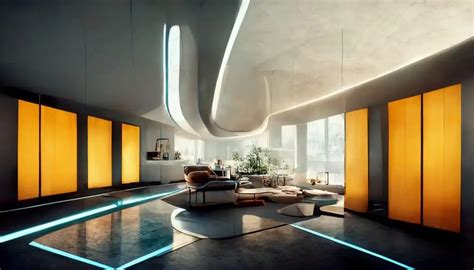 Futuristic Interior Design Living Room
