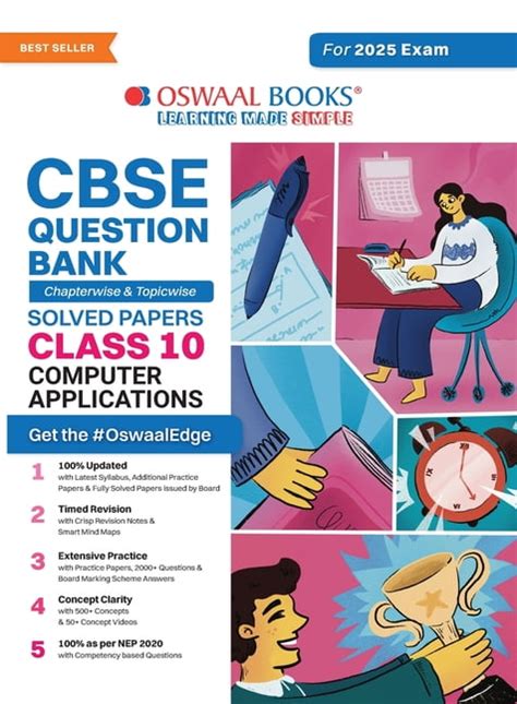 oswaal cbse question bank class 10 computer applications chapterwise
