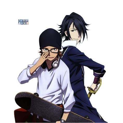 Yata Misaki X Fushimi Saruhiko Render By Kuroko On Deviantart