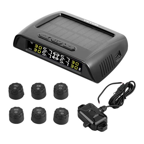 Vevor Rv Tire Pressure Monitoring System Real Time Solar Trailer Tpms 6