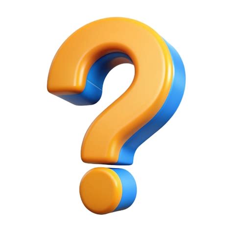 3d Yellow Question Mark Faq Problem Solution Symbol Illustration On