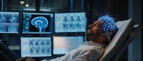 Premium Photo An Eeg Reading Is Shown On A Monitor And A Graphical