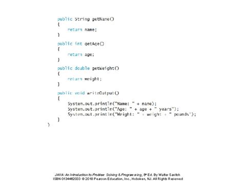 JAVA An Introduction to Problem Solving Programming 8