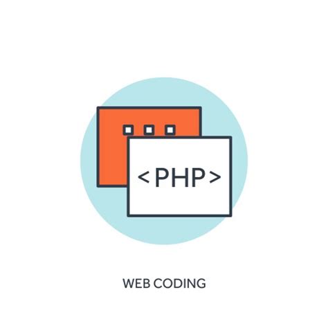 Programming Code And Browser Window Silhouette Vector Image